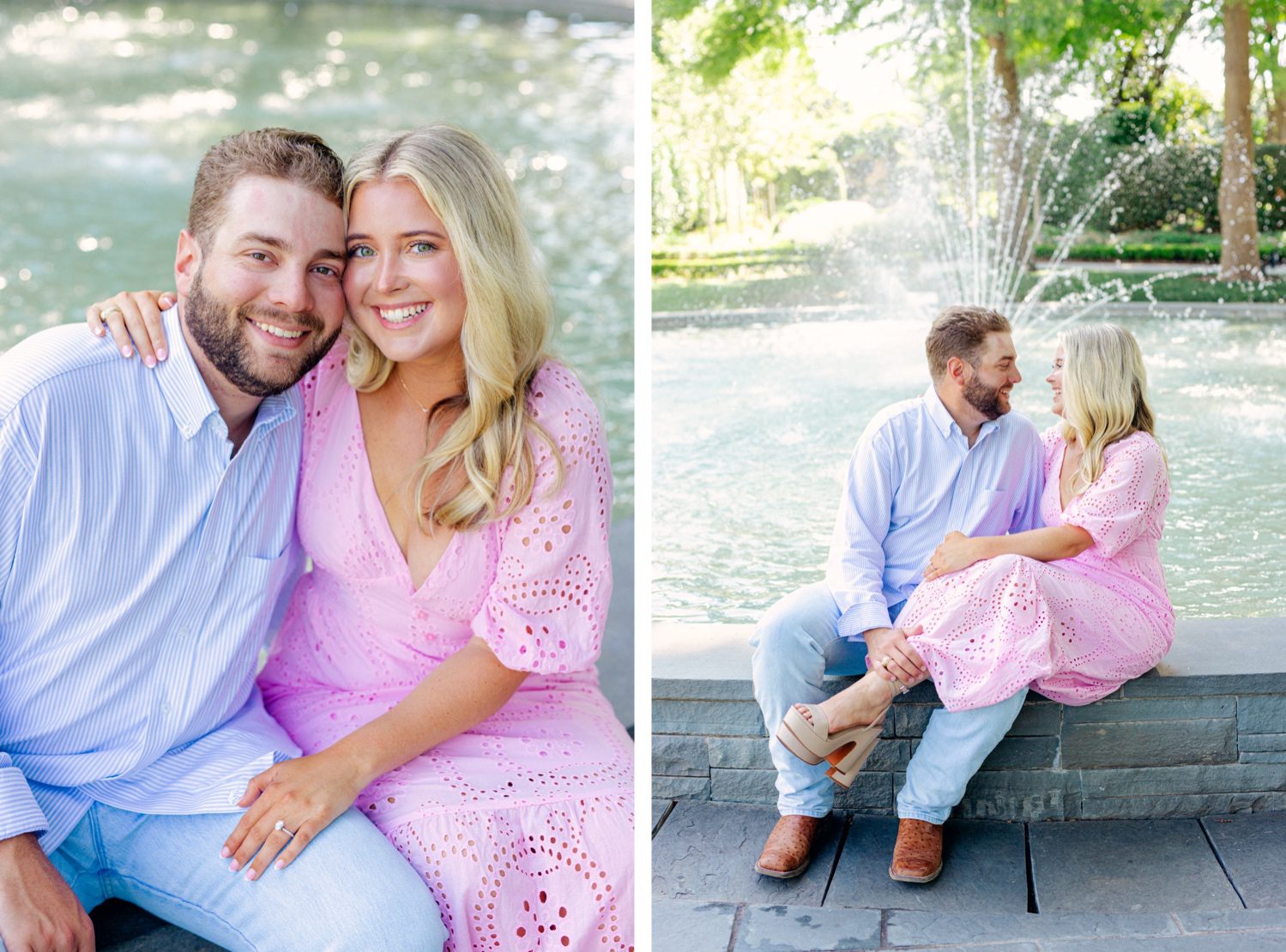 Megan + Christian | Dallas Summer Engagement Session - brittanypartain.com