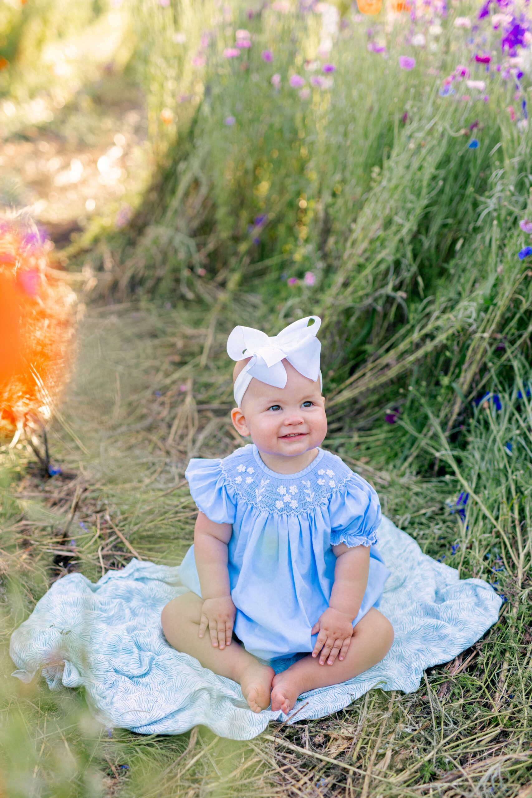 Hallie is ONE! | Wildflower Session - brittanypartain.com
